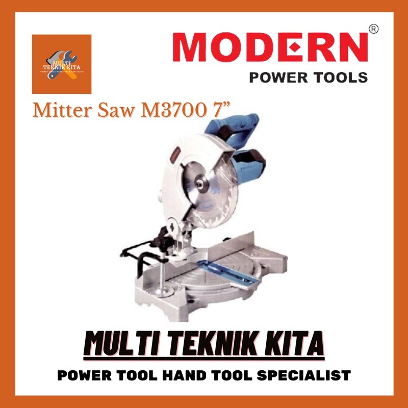 Jual MODERN M-3700B Mitter Saw Miter Gergaji Mitre M3700 B M3700B 900W 7" | Shopee Indonesia