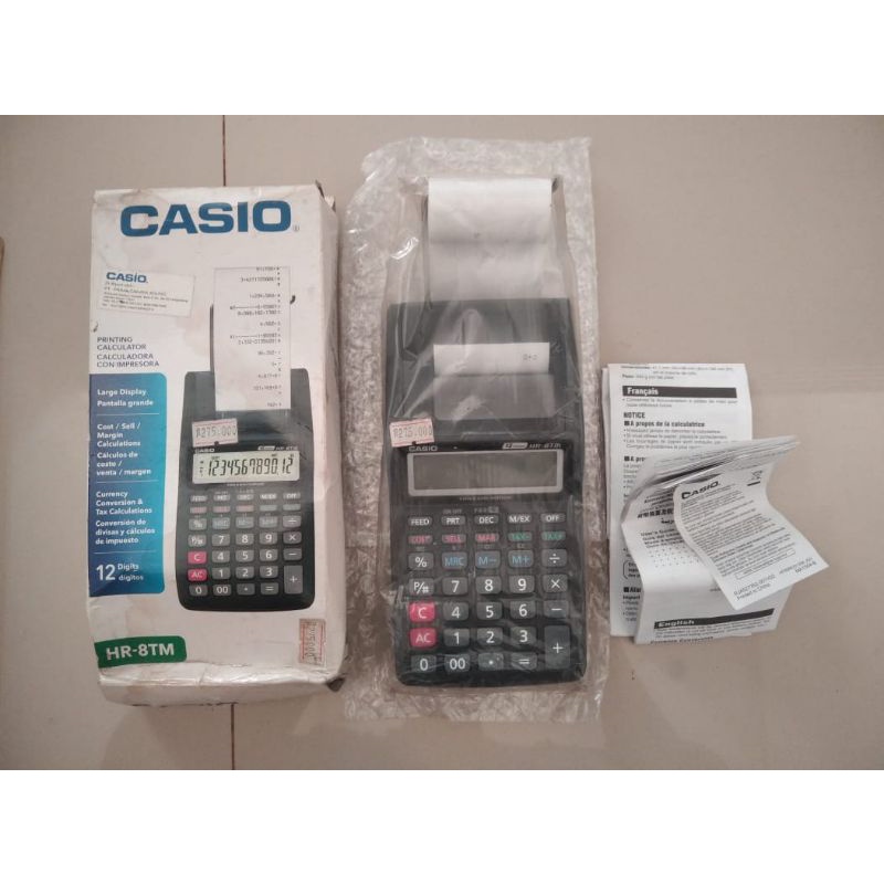 Jual CASIO KALKULATOR HR-8TM (new) | Shopee Indonesia