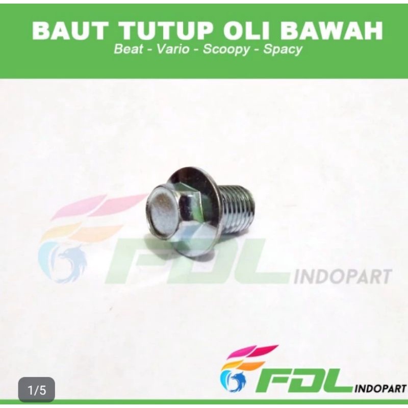 Jual Baut tap oli Honda YamahaAClass putih | Shopee Indonesia