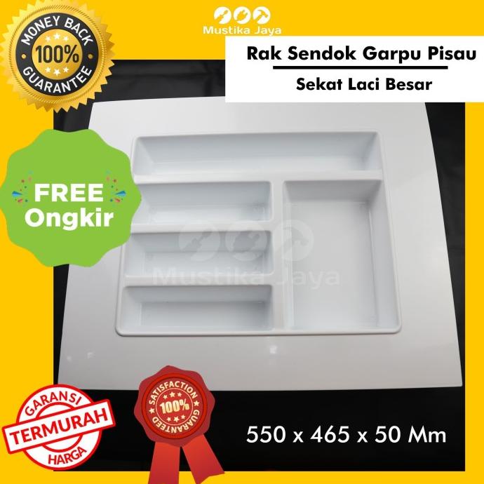 Jual Rak Sendok Garpu Pusau Sekat Laci Besar | Shopee Indonesia