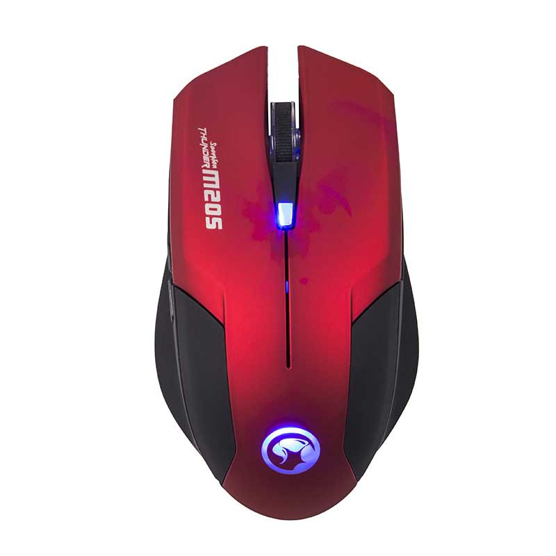 Jual MOUSE USB GAMING MARVO MURAH RUMAH KANTOR ORIGINAL M205 MERAH OPTICAL | Shopee Indonesia
