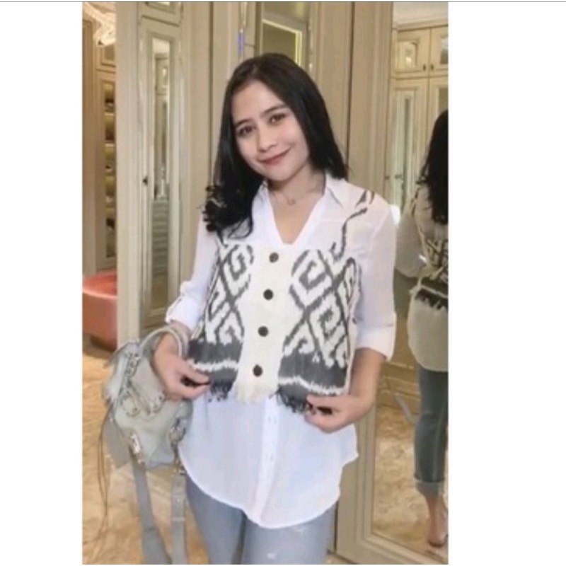 Jual TENGTOP RENCEL TENUN IKAT ORIGINAL | Shopee Indonesia