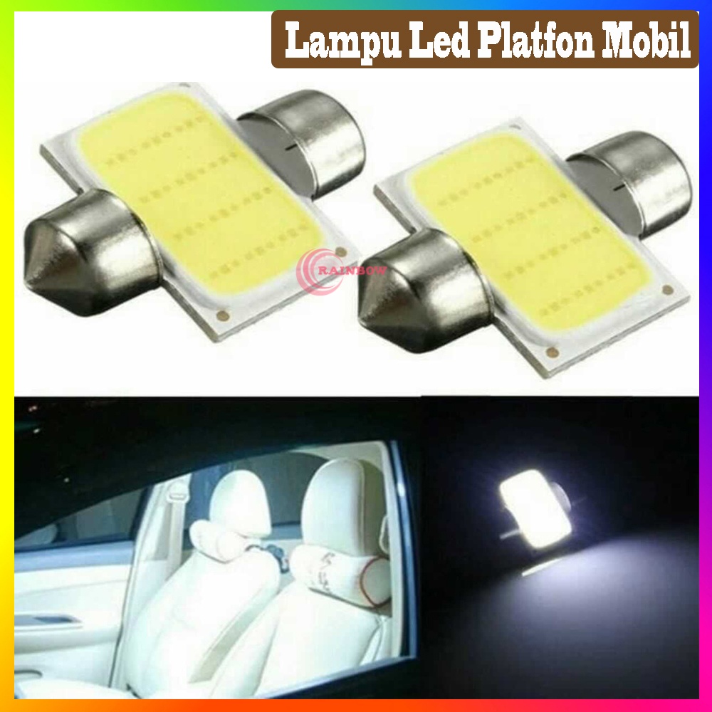 Jual Lampu Plafon - Lampu Kabin Mobil Led Plasma Cob Ukuran 31 mm Lampu ...