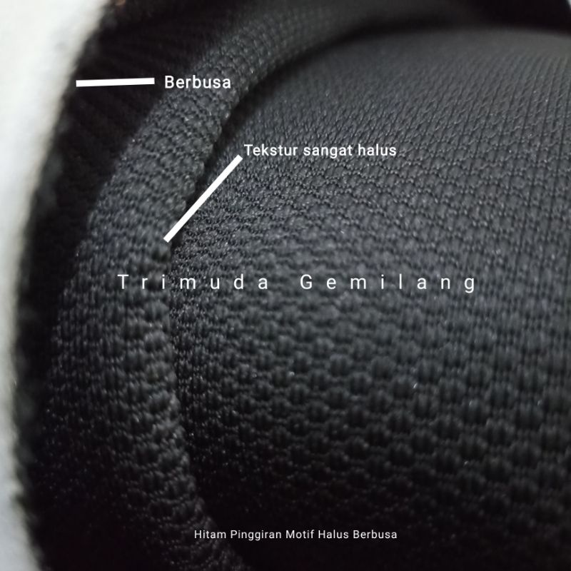 Jual Bahan Kain Jok hitam bludru HALUS Rep jok recaro, Untuk Pinggiran ...