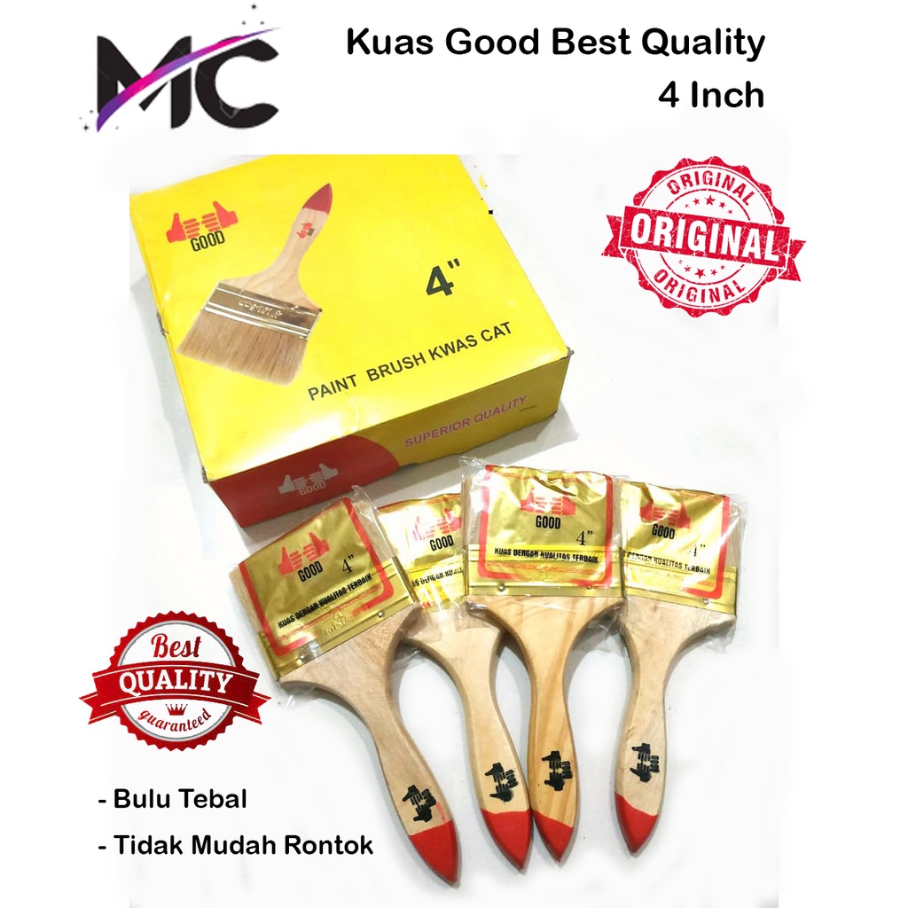 Jual Kuas Cat 1inch 1.5inch 2inch 2.5inch 3inch 4inch Tembok Dinding ...