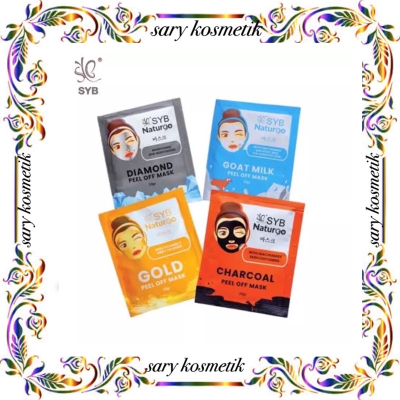 Jual [ HARGA BOX ] SYB SACHET MASKER PEEL OFF MASK - MASKER KUPAS SYB ...