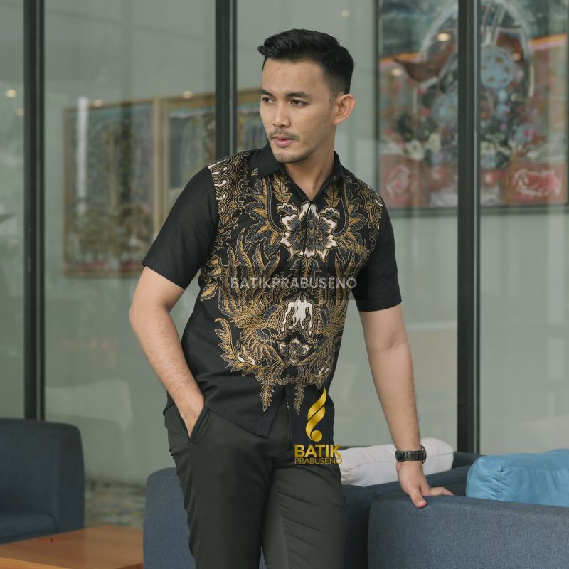 Jual MAWAR MAS Batik Pria Lengan Pendek Terbaru Slimfit Original ...