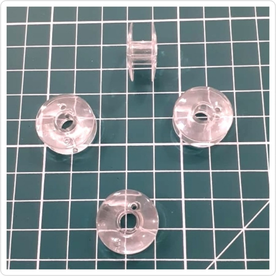 Jual Bobbins / Spool / Bobbin Plastik 1722P Bening (Mesin Jahit ...
