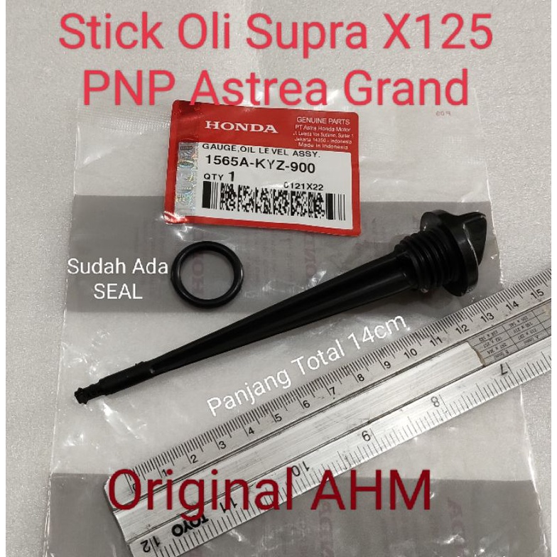 Jual Stick Oli Mesin Supra X125 PNP Astrea Grand Ori AHM 1565AKYZ900 ...