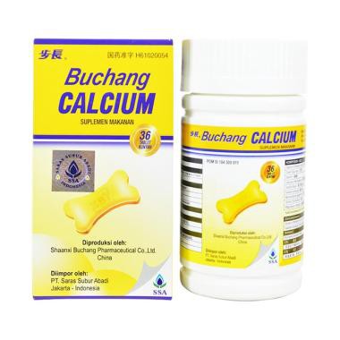 Jual BuChang Calcium 36's - Kalsium Tulang Gigi, Osteoporosis, Vitamin ...