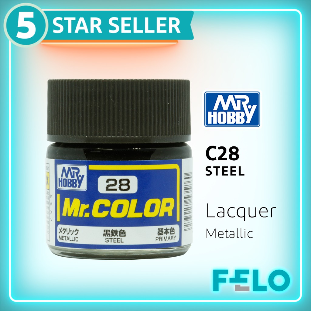 Jual CAT GUNDAM - MOKIT MR COLOR STEEL C 28 / MR HOBBY C28 | Shopee ...