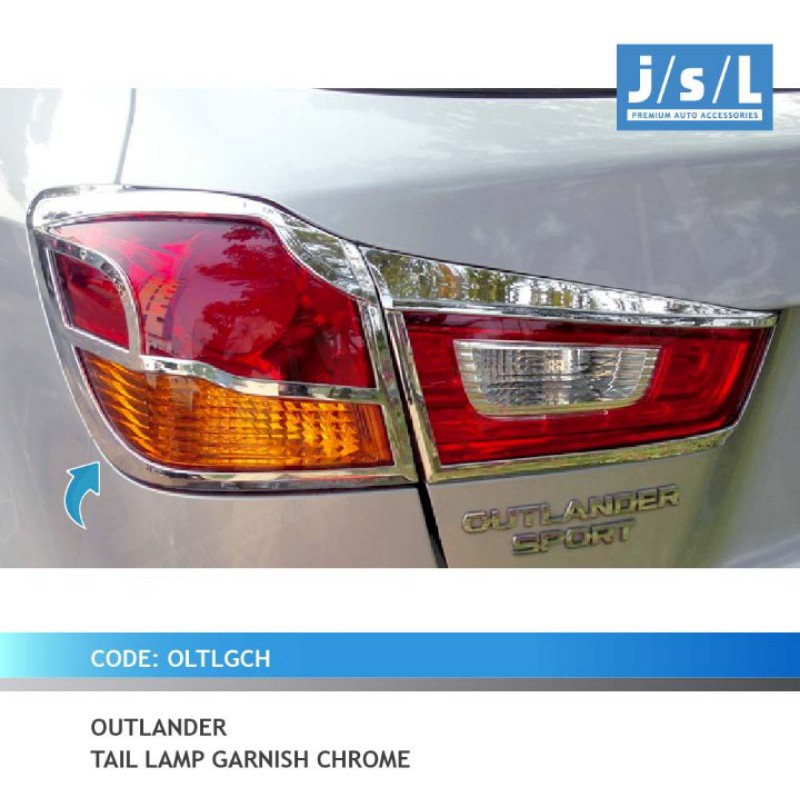 Jual Garnish/List lampu Belakang Outlander sport Crhome | Shopee Indonesia