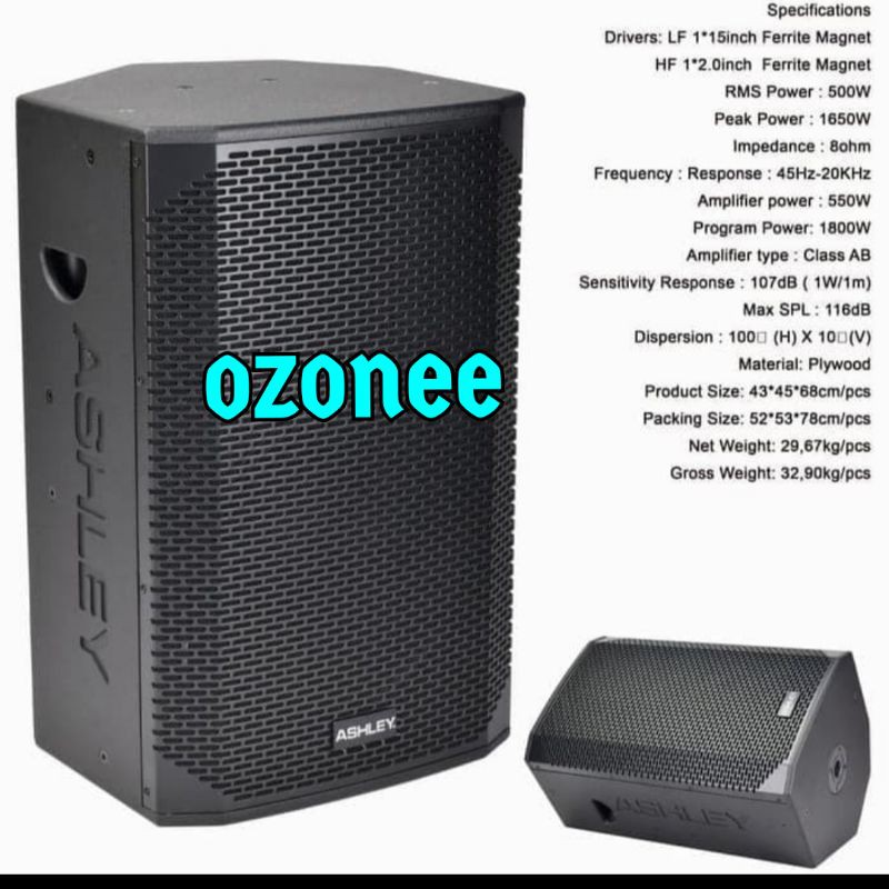 Jual SPEAKER AKTIF ASHLEY MA15A ORIGINAL ASHLEY MA 15A 15 INCH I UNIT | Shopee Indonesia