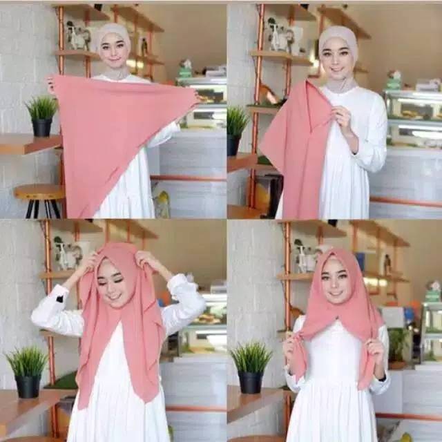 Jual Kerudung Segitiga Instan , Jilbab Hijab Instant Segitiga | Shopee ...