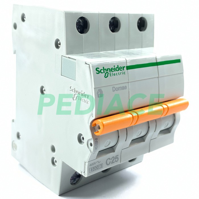 Jual *pertukangan* MCB 3 Phase Schneider Merlin Gerin 25A 5500 Watt ...