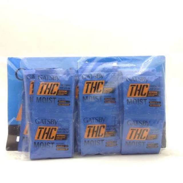 Jual Gatsby THC Treatment Hair Cream Sachet (24 saset) | Shopee Indonesia