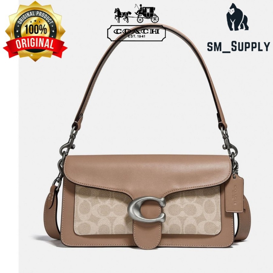 Jual TAS COACH TABBY SHOULDER BAG 26 IN SIGNATURE CANVAS SANS TAUPE ...
