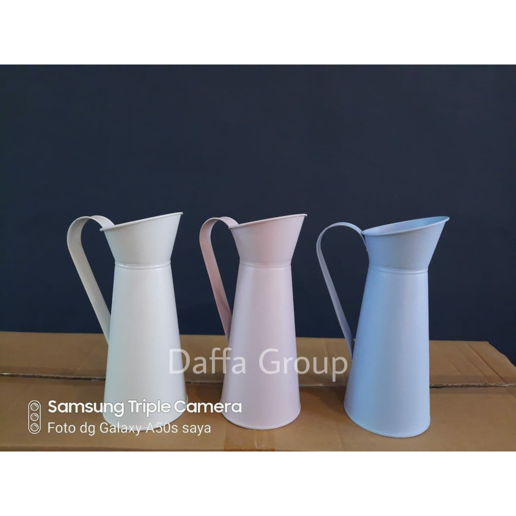 Jual VAS TEKO BESAR / vas bunga / pot bunga / vas artificial | Shopee ...