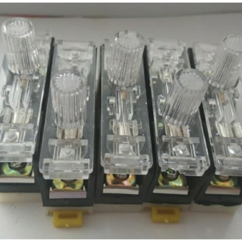 Jual FUSE KUBUR with FUSE GLASS 10A 1 Pole FS-10 FS10 Fuse Holder Fuse ...