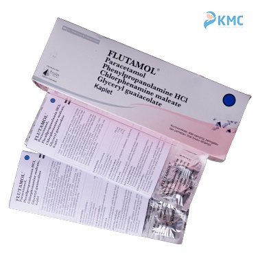 Jual Flutamol Strip isi 10 Kaplet | Demam Batuk Pilek| Batuk Tidak ...