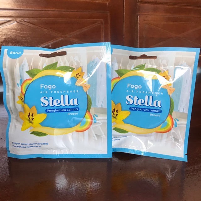 Jual STELLA PENGHARUM LEMARI BREEZE FOGO AIR FRESHENER WARNA BIRU ...