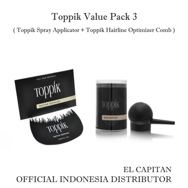 Jual Toppik Value Pack 3 - Toppik Hairline Optimizer + Toppik Spray ...
