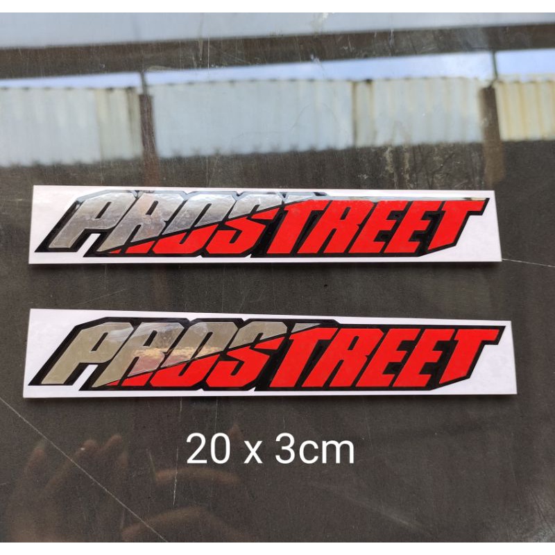 Jual stiker prostreet cuting 1pc ukuran 20x3cm | Shopee Indonesia
