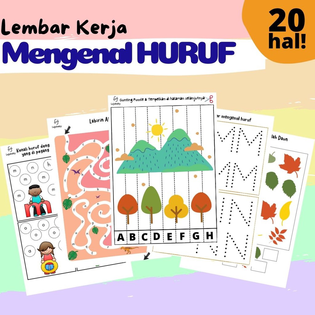 Jual WORKSHEET ANAK 2 3 4 5 6 tahun Lembar Kerja ANGKA MATEMATIKA ...