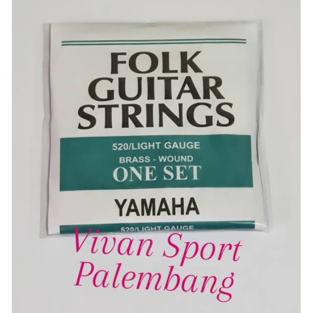 Jual Tali gitar yamaha akustik 1 set / senar gitar yamaha akustik ...