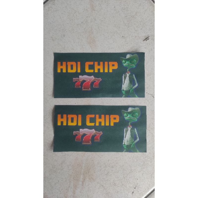 Jual Sticker HDI Chip 777 Lebar | Shopee Indonesia