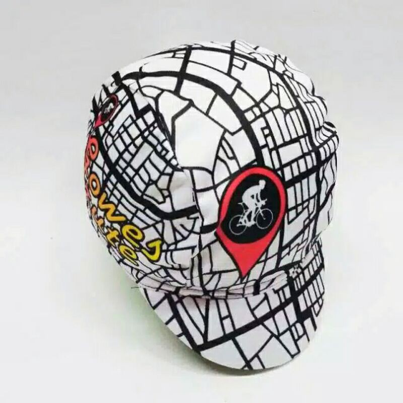 Jual Cycling cap topi sepeda GOWES RUTE | Shopee Indonesia