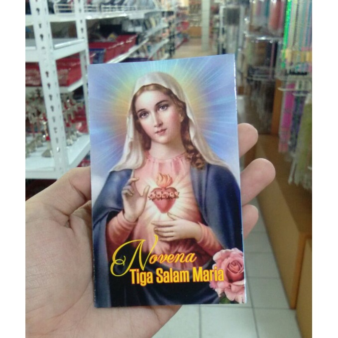 Jual Lembar Doa Novena 3 Salam Maria - Katolik | Shopee Indonesia