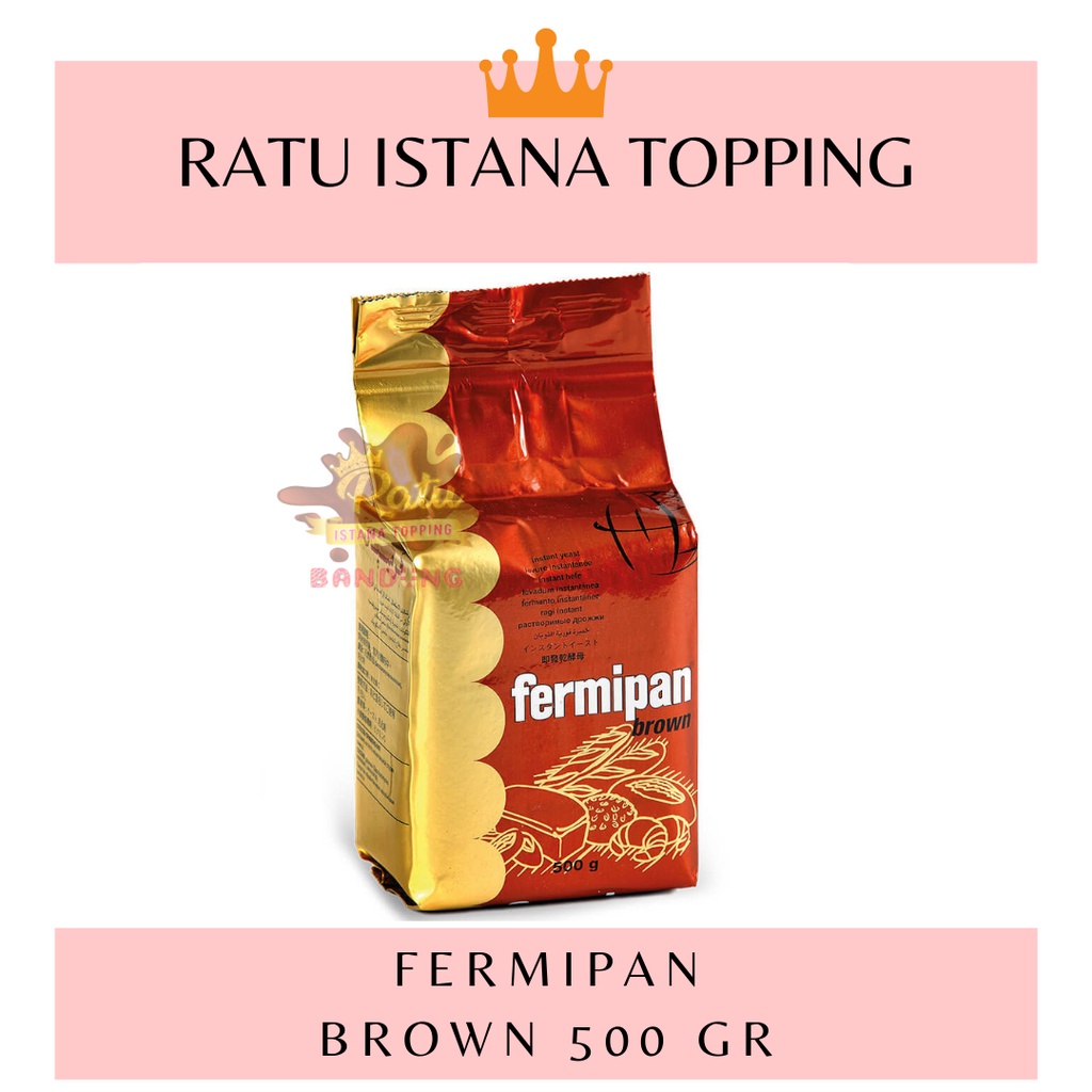 Jual RAGI INSTANT FERMIPAN BROWN PENGEMBANG ROTI FERMIPANT KEMASAN ...