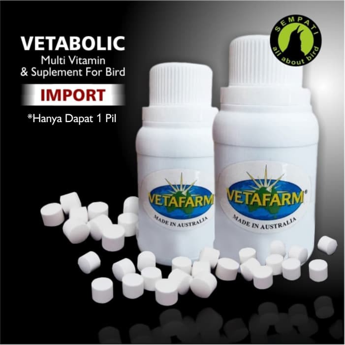 Jual VETABOLIC VETAFARM OBAT PERTUMBUHAN TULANG KEKUATAN OTOT UNTUK ...