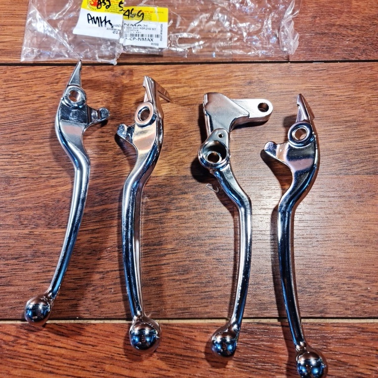 Jual HANDLE REM NMAX/AEROX CHROME MERK SYS SEPASANG KANAN KIRI | Shopee ...