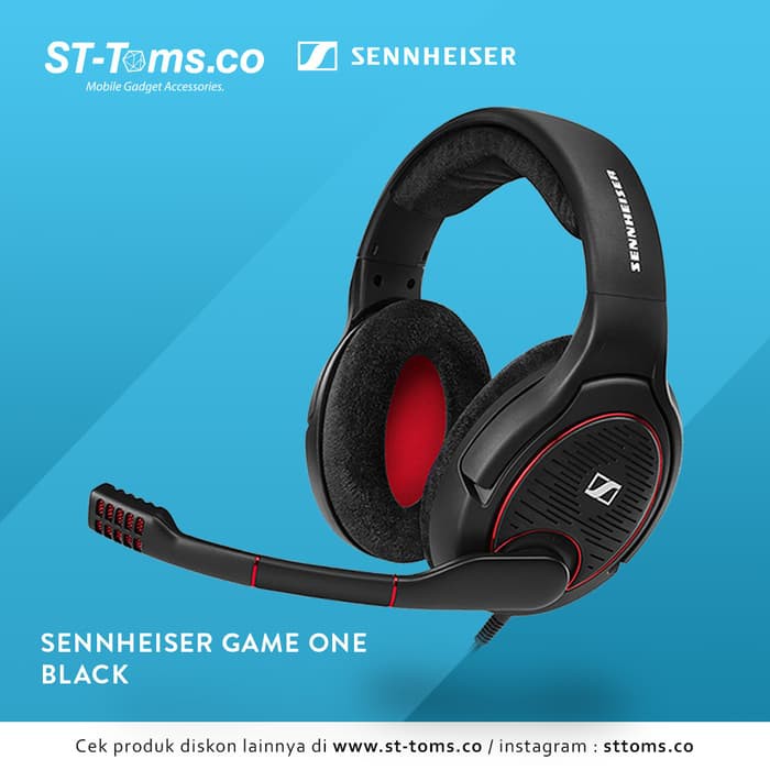 Jual Sennheiser Gaming Headset Game One - Black | Shopee Indonesia