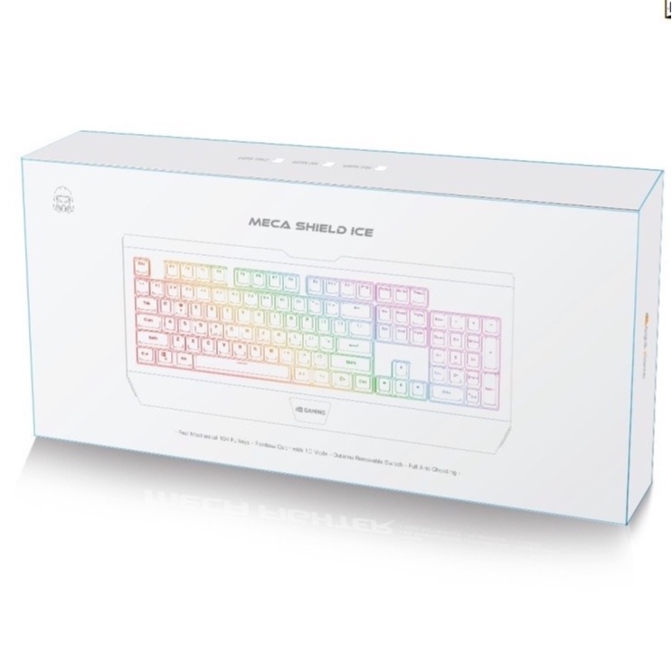 Jual Digital alliance Keyboard Gaming Meca Shield Ice Full keys ...