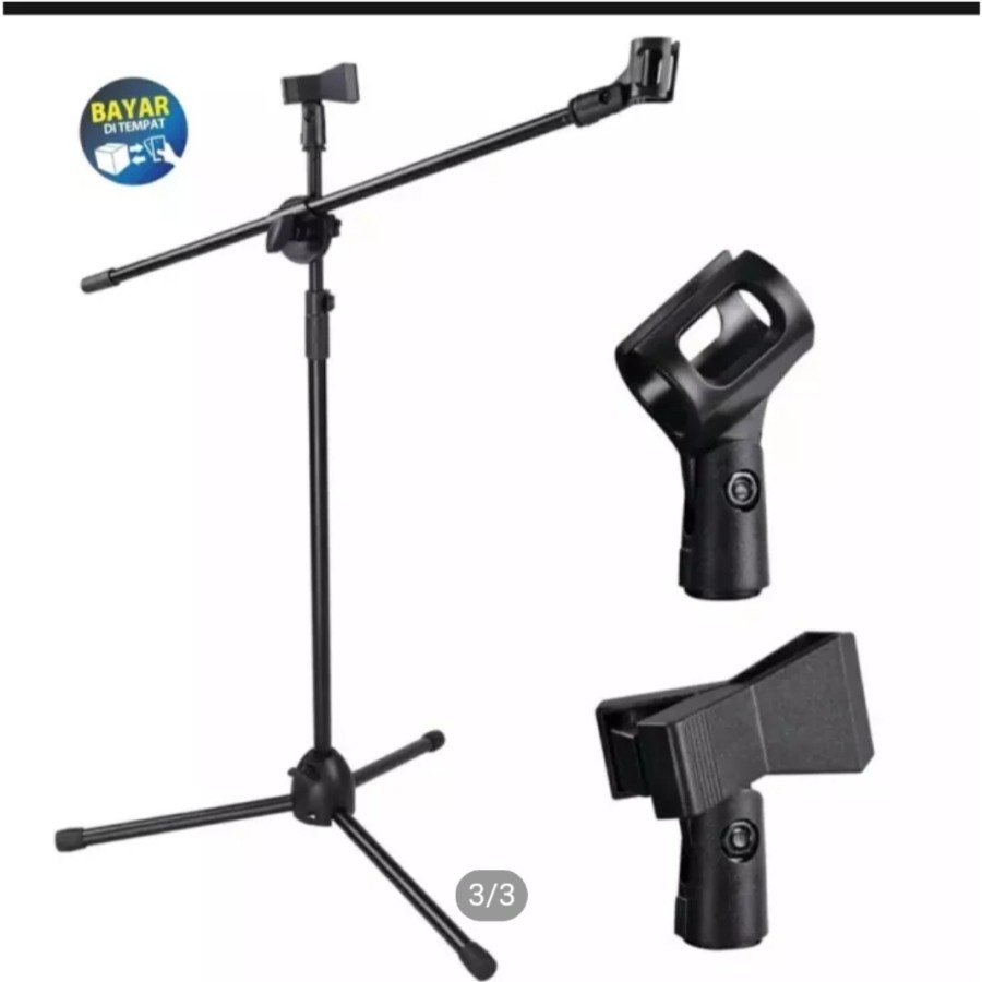 Jual Stand mic lantai standing microphone tiang mic MURAH BAGUS ...