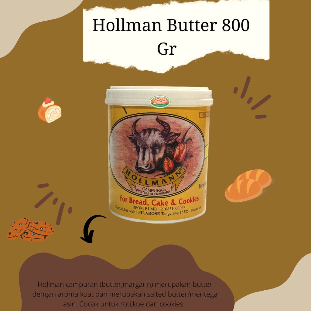 Jual Butter Hollman 800g | Shopee Indonesia