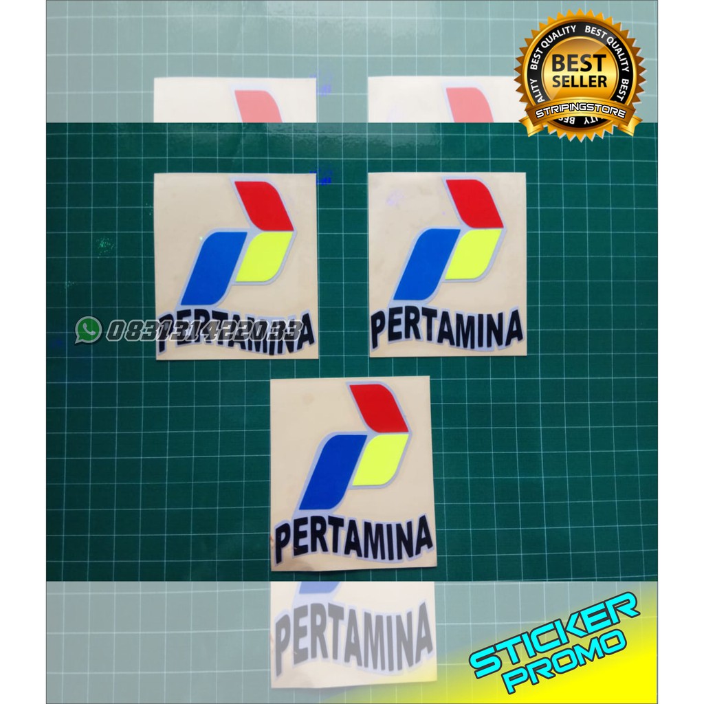 Jual sticker cutting pertamina / sticker logo pertamina | Shopee Indonesia