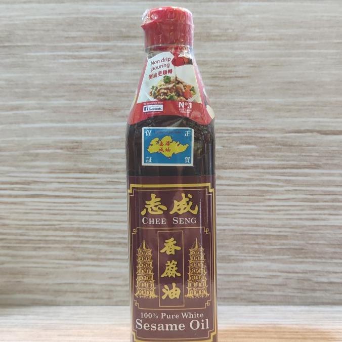Jual Minyak Wijen Chee Seng Pagoda/Chee Seng Pure White Sesame Oil 375 ...