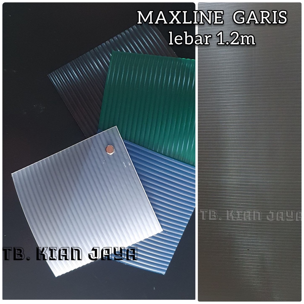 Jual Fiber Plastik penutup Pagar MAXLINE Lebar 1.2m Motif Garis ...