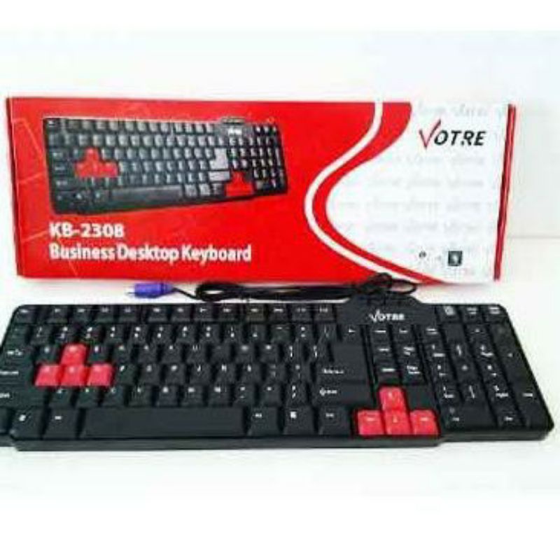 Jual KEYBOARD KABEL USB VOTRE KB2308 HITAM, KEYBOARD VOTRE BASIC KABEL ...