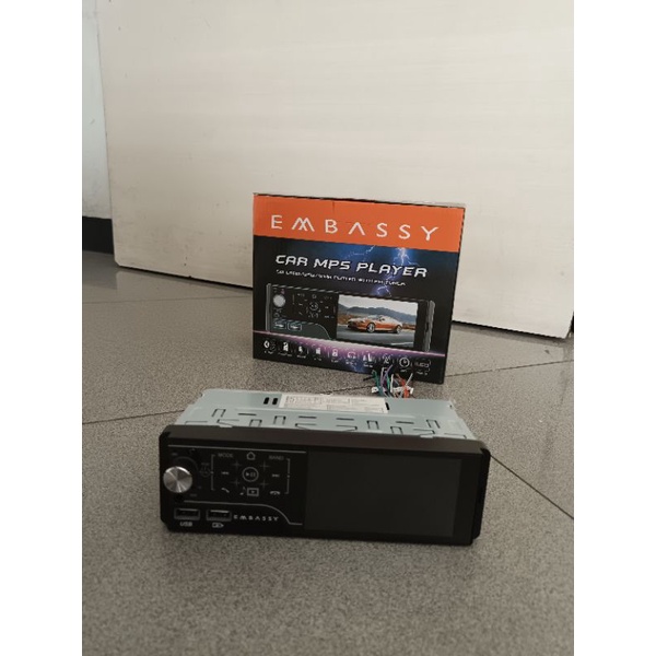 Jual Tape mobil Single Din Embassy MP5 Layar Sentuh 4 inch Bluetooth ...