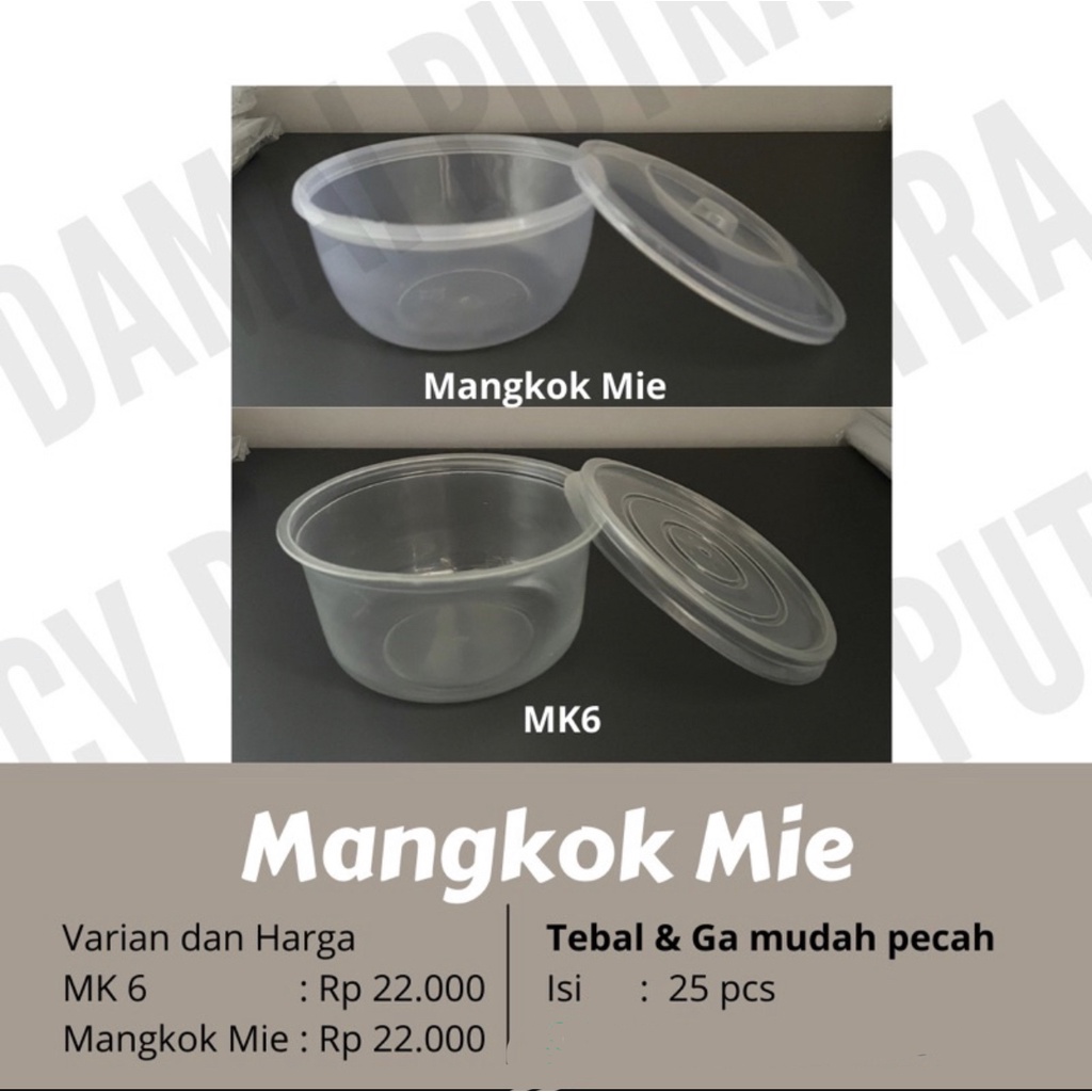 Jual Mangkok Plastik Thinwall Bowl Plastik Mangkok Thinwall
