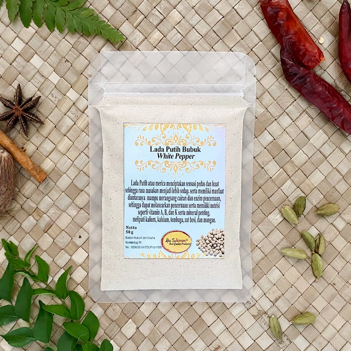 Jual Lada Putih Bubuk / White Pepper Powder Pilihan Abu Sulaiman ...