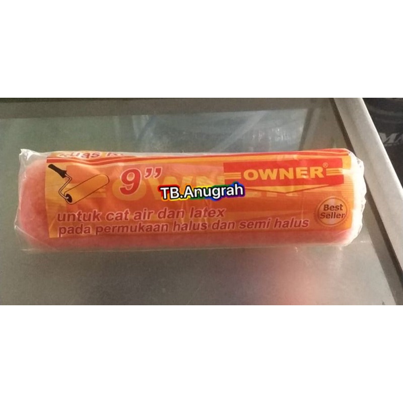 Jual Bulu refil Kuas Cat Roll 9" inch Harga per 1 pcs isi bulu roll cat ...