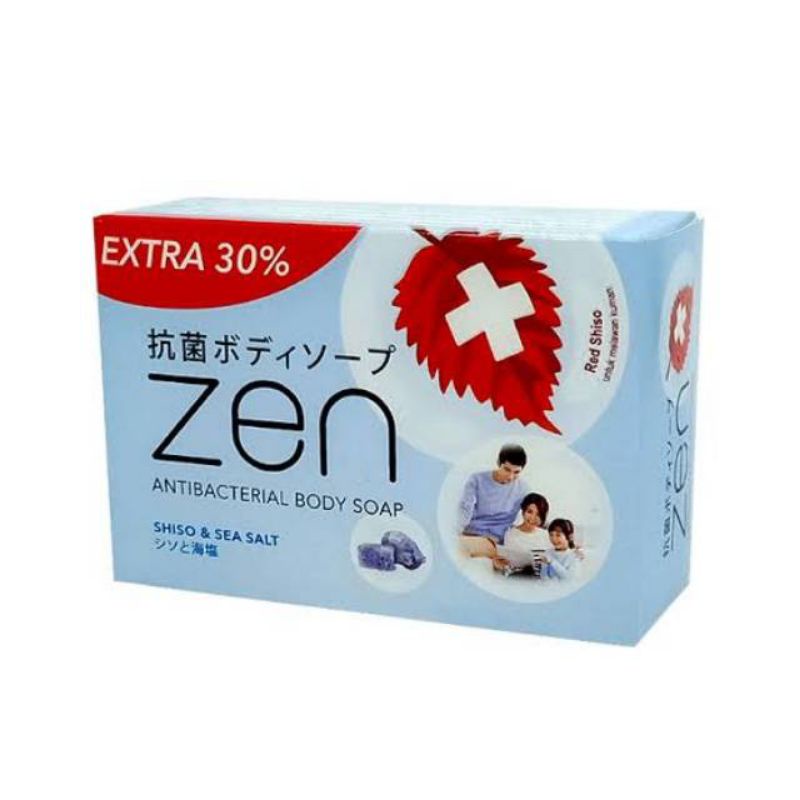 Jual ZEN ANTIBACTERIAL BODY SOAP 80gr/ Zen Sabun Batang | Shopee Indonesia