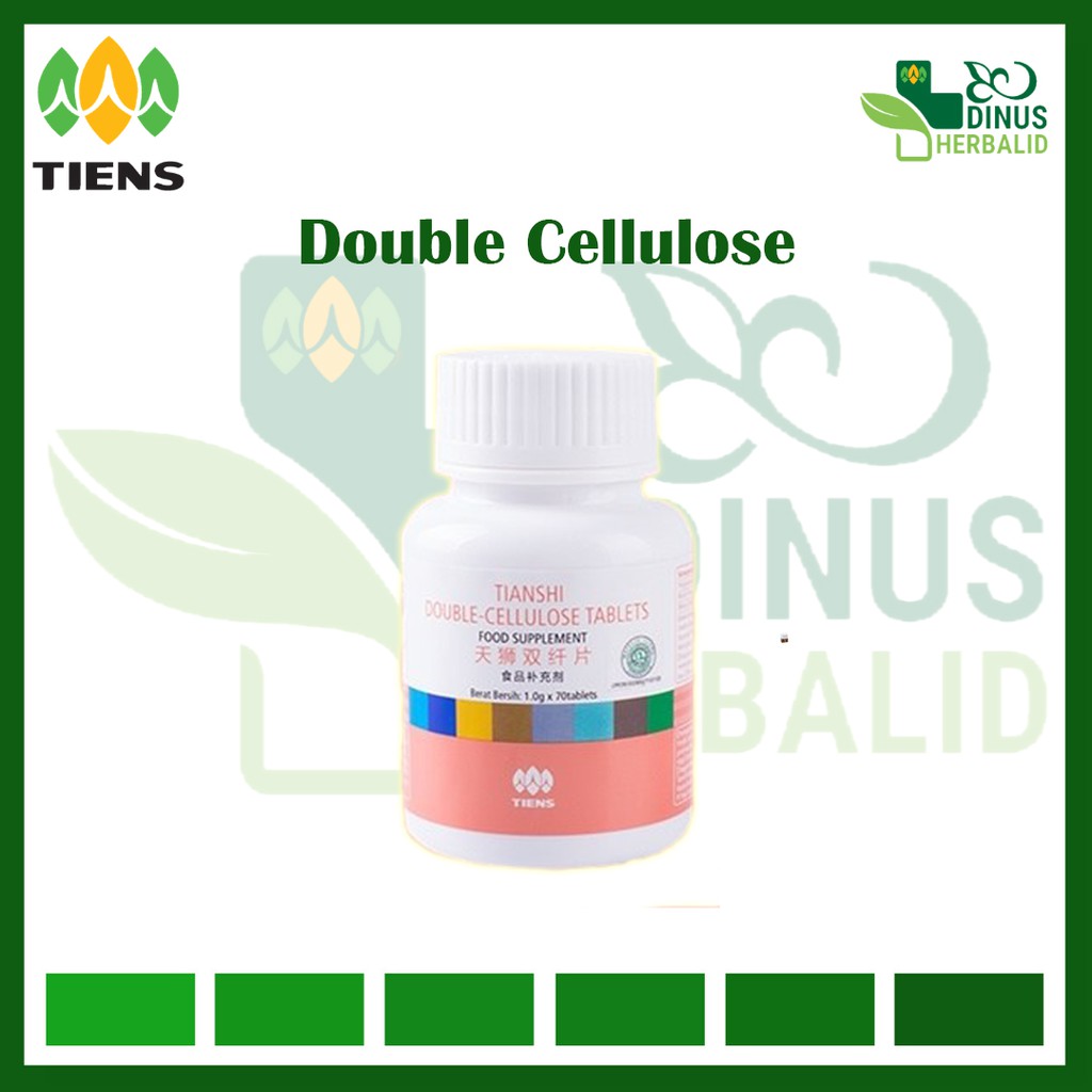 Jual Double Cellulose Tiens 70 Tablet / Kanker Usus / Pencernaan ...