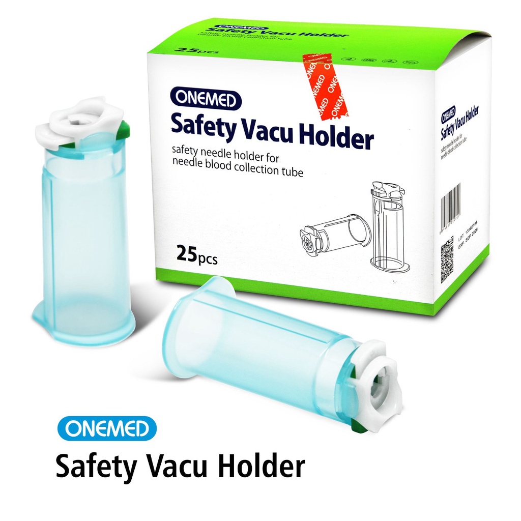 Jual Safety Vacu Holder OneMed Box Isi 25 Pcs | Shopee Indonesia